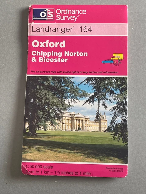OS, ORDNANCE SURVEY Landranger map 164, Oxford EUR 5,71 - PicClick IT