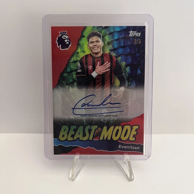 TOPPS PREMIER LEAGUE 2025-2026 AFC Bournemouth Beast Mode Auto ...