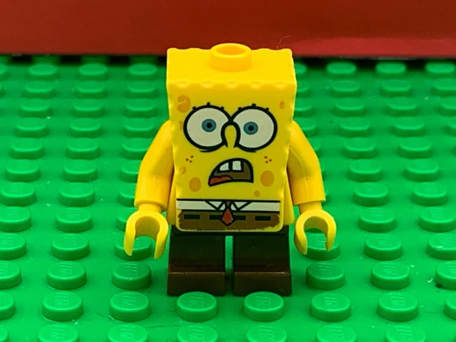 LEGO SPONGEBOB SHOCKED face minifigure SPONGEBOB SQUAREPANTS set 4981 ...
