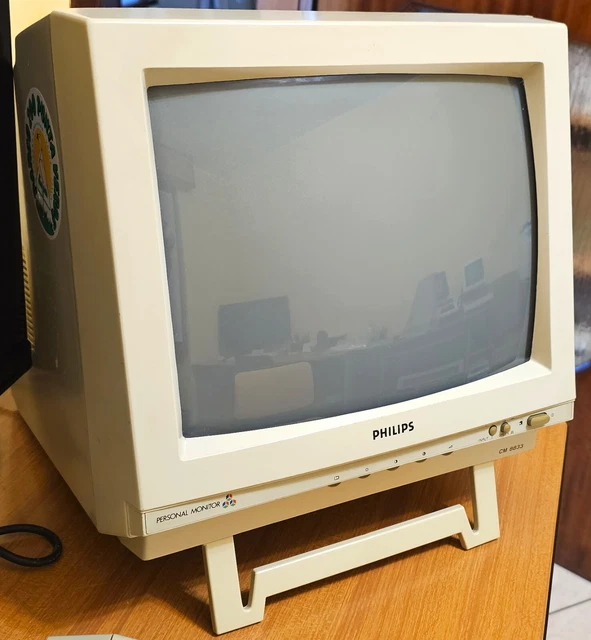 PHILIPS PERSONAL MONITOR Cm8833 /00G For Commodore Atari Amiga 1200 Msx ...
