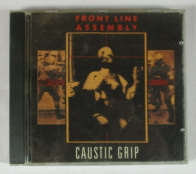 Rare Front Line Assembly Caustic Grip 1990 Cd Wax Trax Records
