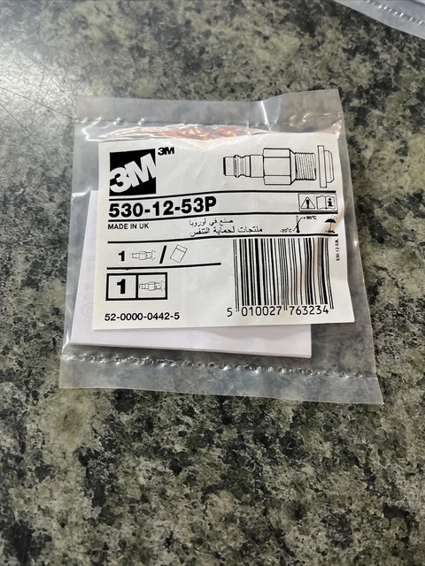 3M 530-12-53P AIR Coupling Plug £42.31 - PicClick UK
