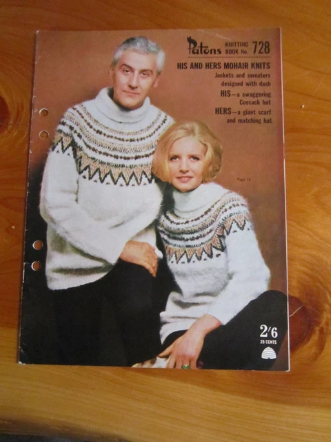 VINTAGE KNITTING PATTERN Book Patons Book Number 728 Great **** Must ...