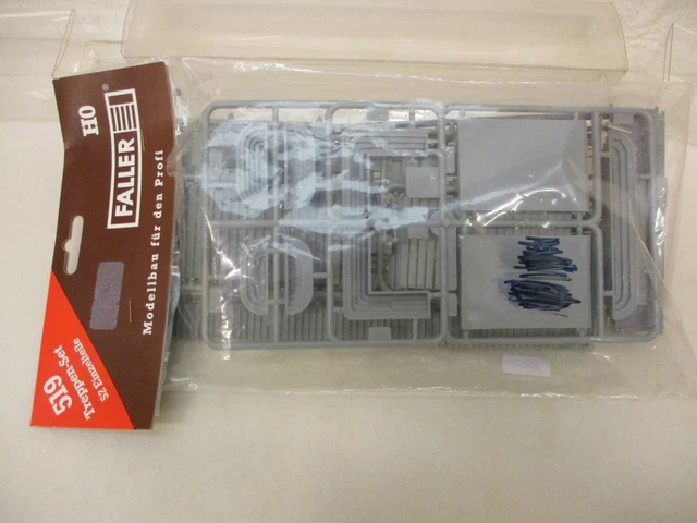 X-75904 FALLER 519 H0 Treppen-Set Bausatz geöffnet,augenscheinlich ...