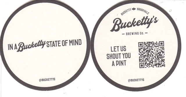 BUCKETTY'S BREWING CO Australian Round Coaster Beermat EUR 2,42 ...