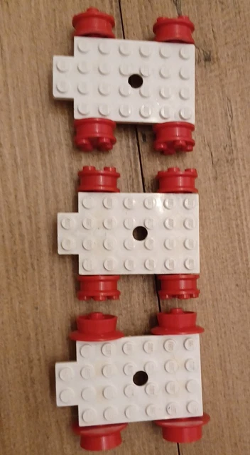 LEGO WHITE TRAIN base 8x4 with wheels £2.00 - PicClick UK