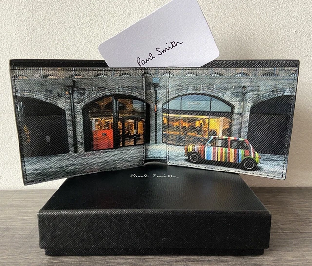 PAUL SMITH KINGS Cross Coal Drops Yard Wallet Made In Italy Bnib £125. ...