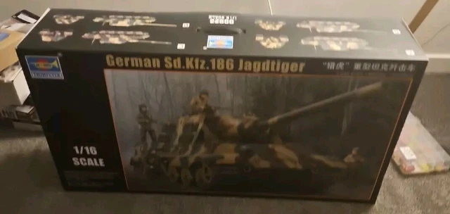 TRUMPETER 1/16 JAGDTIGER Sd.Kfz.186 00923 New £84.00 - PicClick UK