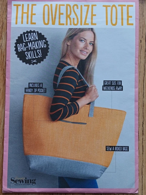 NEW SEWING PATTERN The Oversize Tote Bag £3.32 - PicClick UK