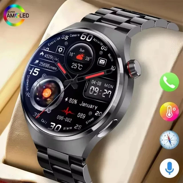 HUAWEI GT5 PRO Waterproof Smart Watch NFC GPS Tracker AMOLED Bluetooth ...