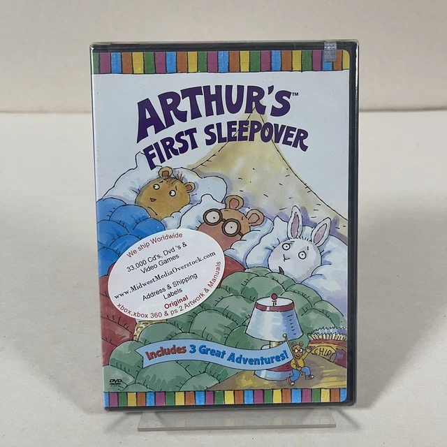 ARTHUR - ARTHUR'S First Sleepover - DVD - NTSC 1 - *BRAND NEW/STILL ...