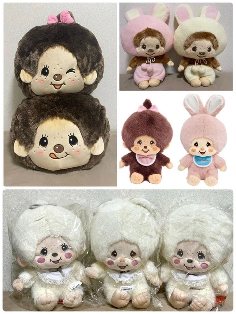 MONCHHICHI FACE BIG Stuffed Animal 2 Etc. 9-Piece Set EUR 261,95 ...