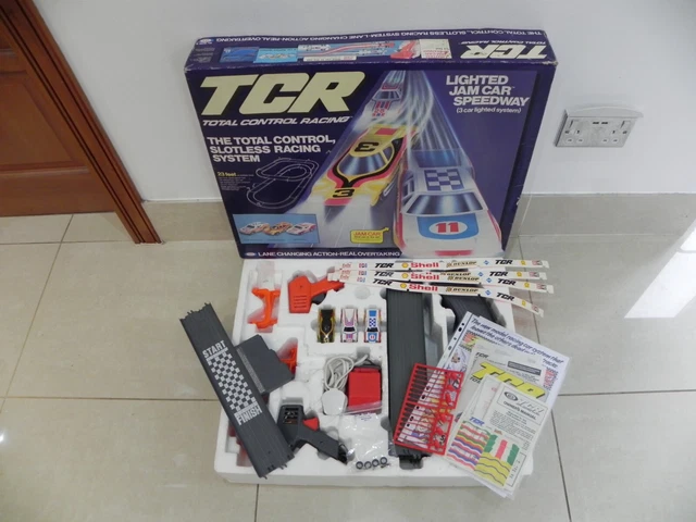 RARE IDEAL TCR mk1 Lighted Jam Car Speedway Set - Restored & ready to ...