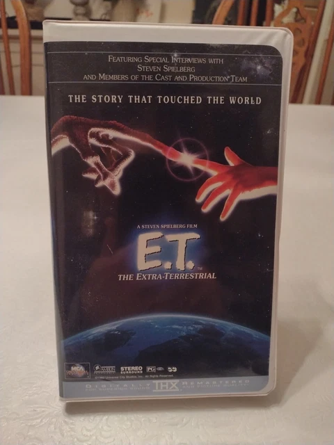 E.T. VHS THE Extra Terrestrial Movie VHS étui à clapet cassette 1996 ...