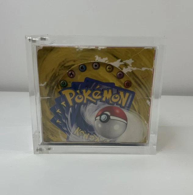 1999 EMPTY POKEMON Base Set Unlimited Booster Box Green Wings with ...