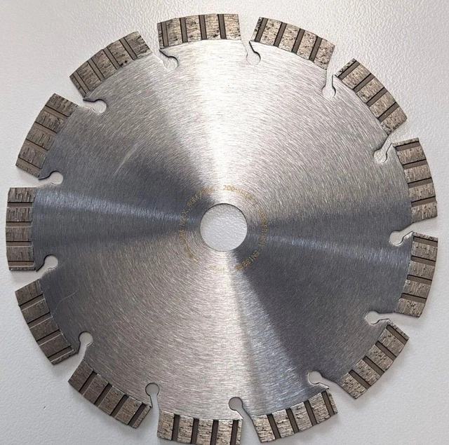 DIAMOND CUTTING DISC 200 MM Turbo Segmented Reinforced Concrete Wash ...