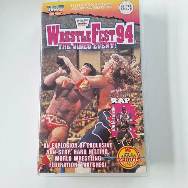1994 WRESTLEFEST 94 The Video Event Coliseum VHS WWE Wrestling Bret Hitman Hart £13.99 - PicClick UK