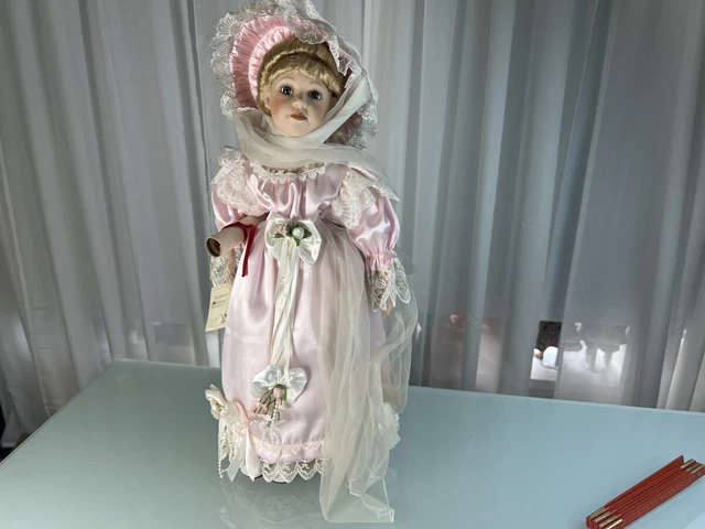 POUPON DE COLLECTION pour Collection, Porcelaine Poupée 63 Cm. État Parfait EUR 31,13 - PicClick FR