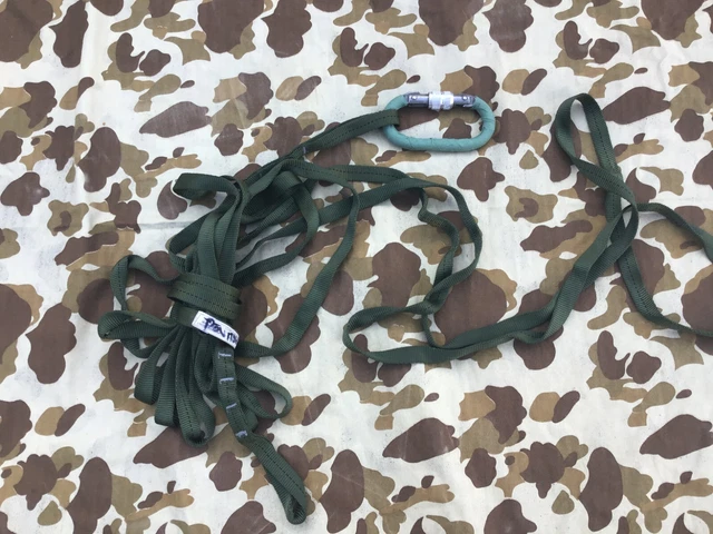GENUINE BRITISH ARMY SAS / RAF Jungle Loop Line + Karabiner £55.50 ...
