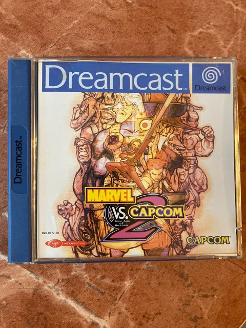 SEGA DREAMCAST SPIEL Marvel vs. Capcom 2 Kult Game Selten 1a Zustand ...
