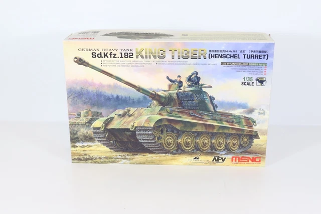 MENG TS-031 – 1/35 Sd.Kfz.182 King Tiger (Henschel Turret) – Unstarted ...