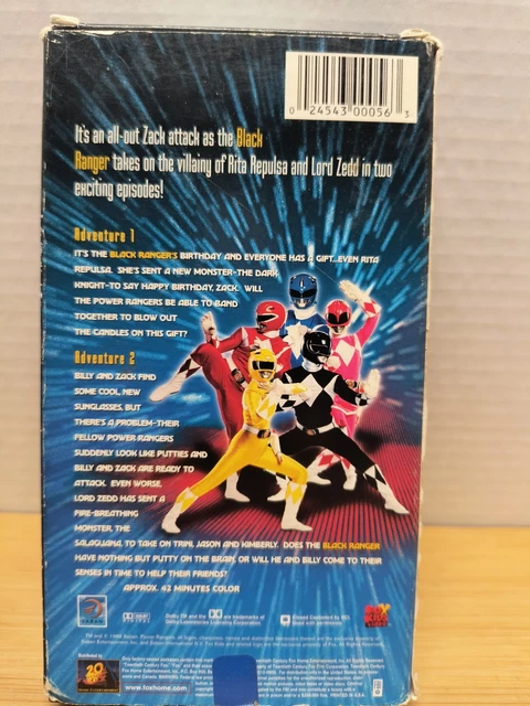 POWER RANGERS POWER Playback: Black Ranger Adventure (VHS, 1999) £10.88 ...