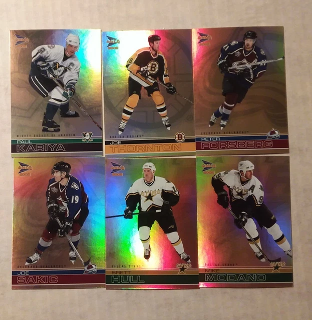 2001-02 MCDONALDS PACIFIC Prism GOLD NHL Hockey Cards**Pick From List ...