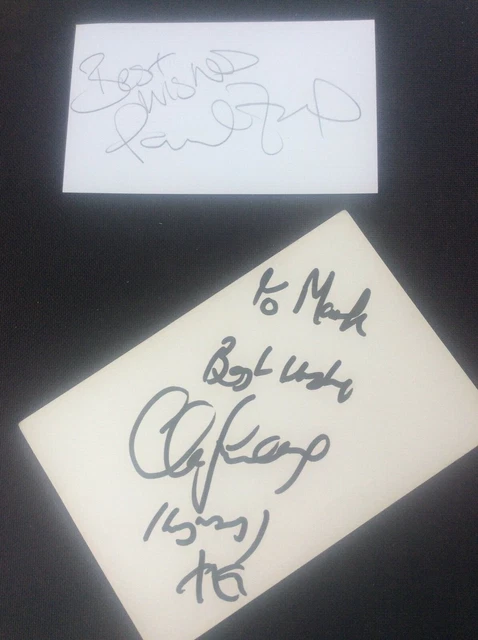 PAUL FOX SOAP Opera Actor Autograph Signature from 1980s + 1 other £9. ...