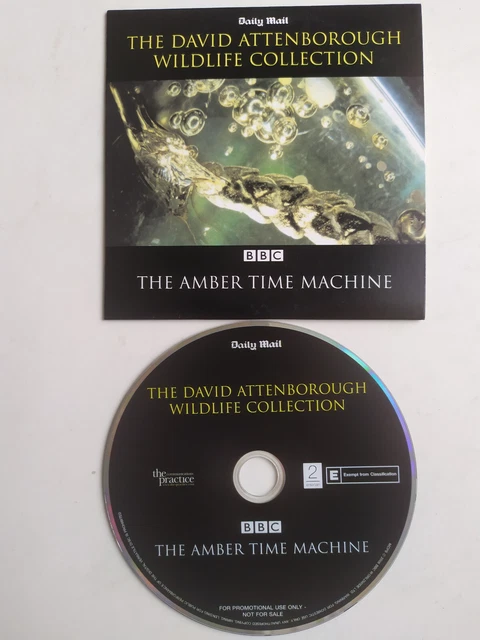 DAVID ATTENBOROUGH BBC Amber Time Machine Daily Mail Promo DVD £2.99 ...