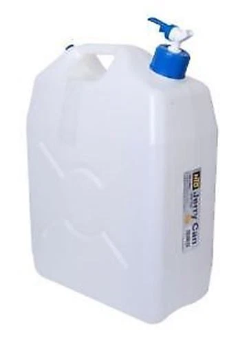 HTD 25 LITRE Slimline Jerry Can Water Container + Tap Caravan Camper ...