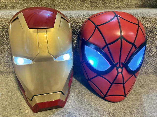 MARVEL AVENGERS 3D FX Led Wall Deco Lights, Iron Man & Spiderman £10.80 ...