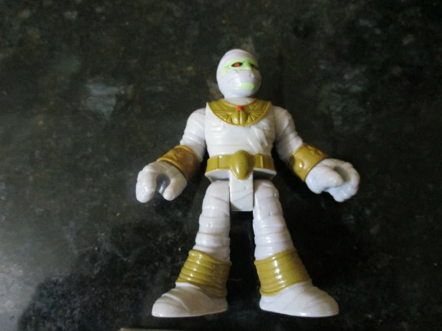 FISHER PRICE IMAGINEXT Mummy series 2 monster creepy red eyes pyramid ...