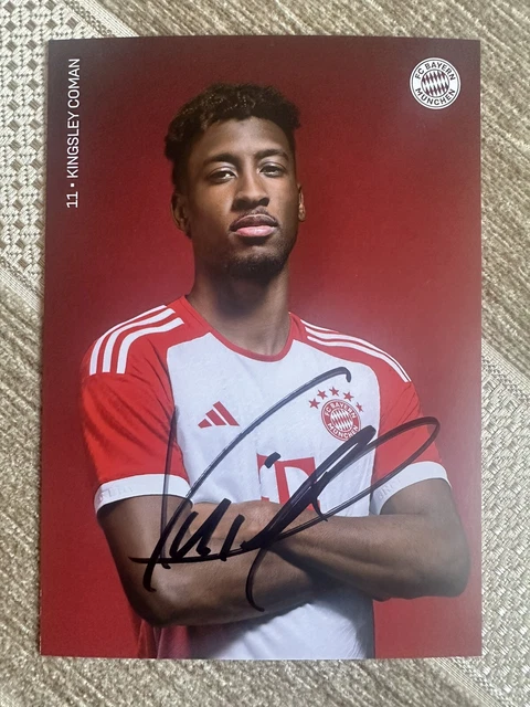 KINGSLEY COMAN FC Bayern München Autogrammkarte original EUR 5,55 - PicClick DE
