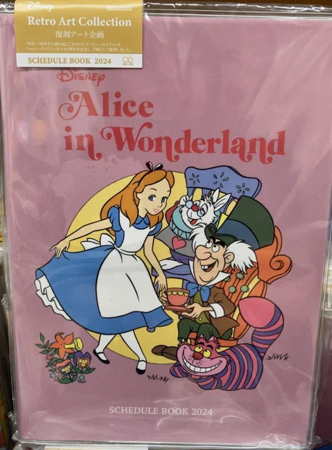 DISNEY ALICE IN Wonderland B6 Diary Planner 2024 Schedule Book Weekly ...