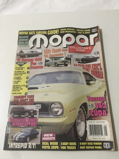 MOPAR COLLECTOR'S GUIDE MCG May 1998 Magazine Back Issue £9.32 ...
