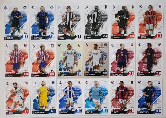 40% OFF! 2024-25 Match Attax UEFA Individual Cards - Spanish & Italian ...