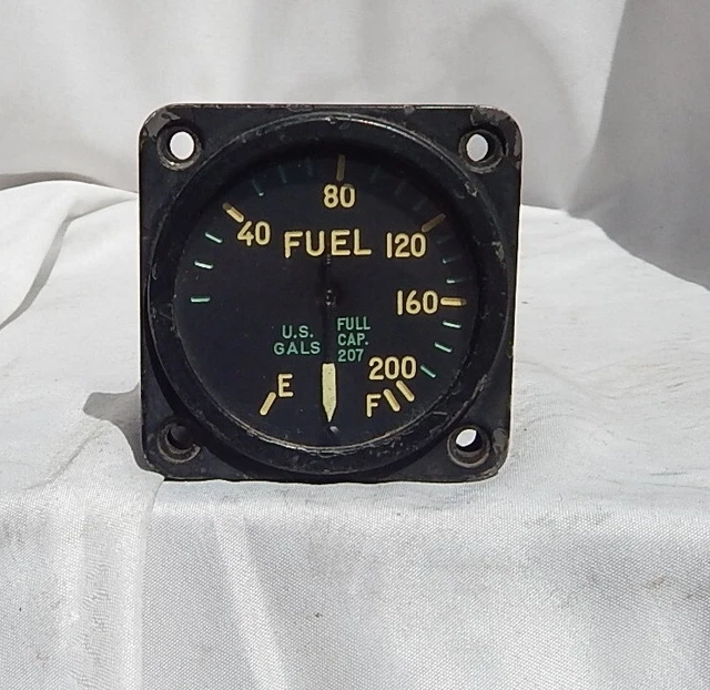 WW2 USN USMC F4U Corsair Fuel Quantity Gauge Indicator Instrument £144. ...