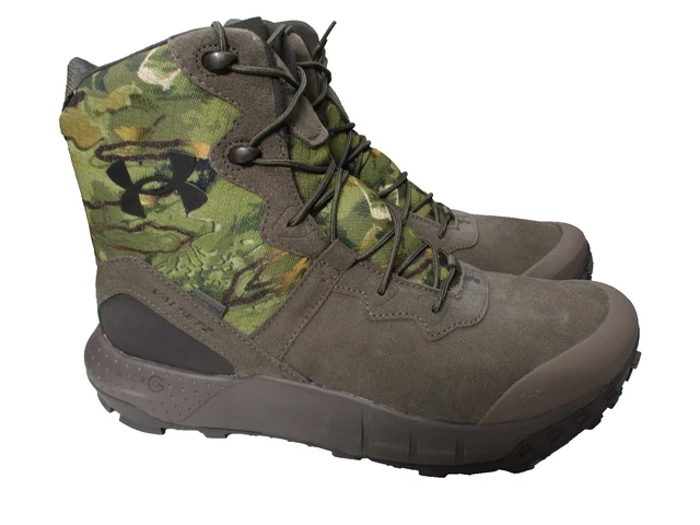 UNDER ARMOUR MICRO G Valsetz Reaper 8" Waterproof Tactical Boots Camo ...