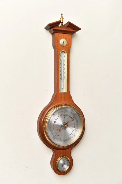 HANDSOME 1970'S GERMAN Wall Barometer, Thermometer & Hygrometer Weather ...