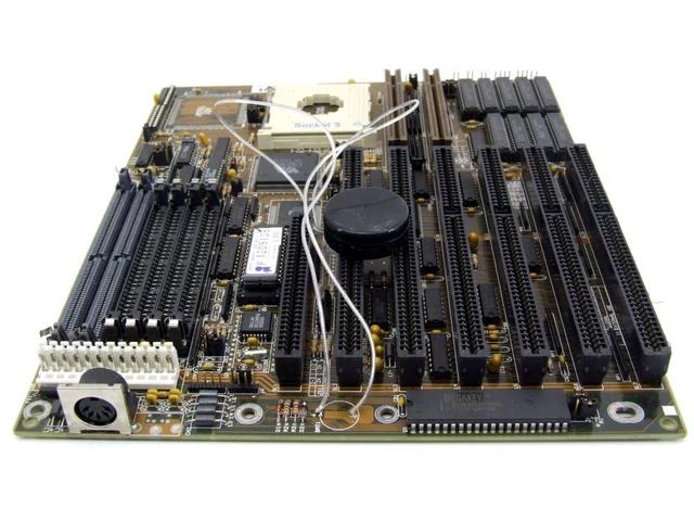 FIC 486-GVT-2 VINTAGE Mainboard Socket 3 PC VLB Motherboard VIA Chip ...