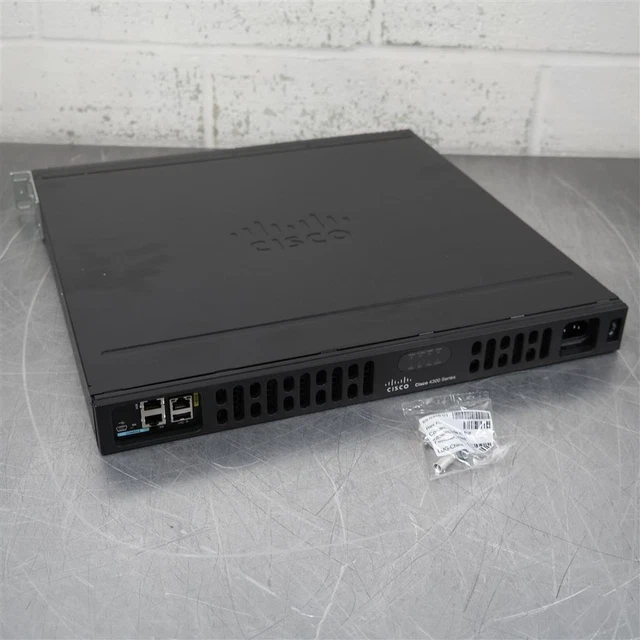 CISCO ISR4331 4300 Integrated Services Router ISR4331/K9 - No Clock ...