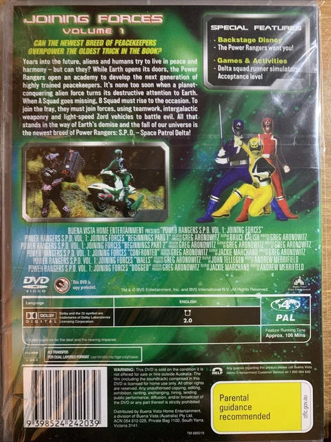 KIDS DVD: POWER Rangers SPD (Joining Forces Vol 1) - £16.31 - PicClick UK