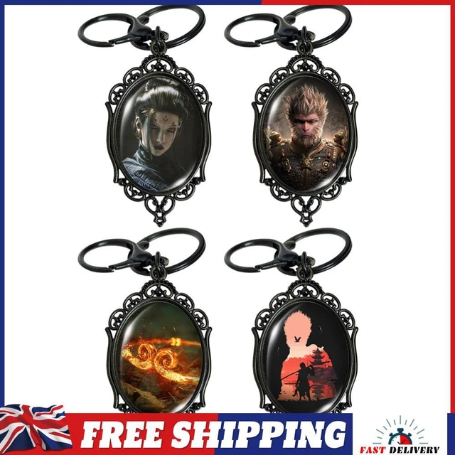 BLACK MYTH WUKONG Keychain Metal Game Wukong Keyring for Bag Luggage ...