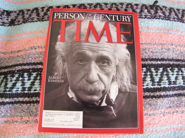 TIME MAGAZINE PERSON of the Century Albert Einstein December 31, 1999 £ ...