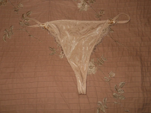 VINTAGE VASSARETTE SATIN Feel String Thong Panties 8 $1.99 - PicClick