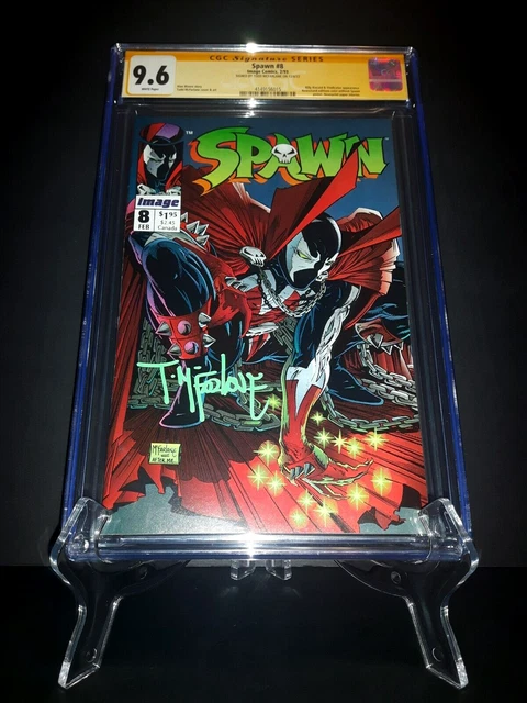 SPAWN #8 CGC 9.6 SS signed TODD MCFARLANE White pages Image comics $350.00 - PicClick CA