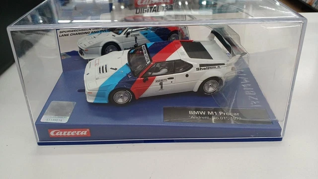 CARRERA BMW M1 PROCAR ANDRETTTI #1 1979 slot car £159.26 - PicClick UK