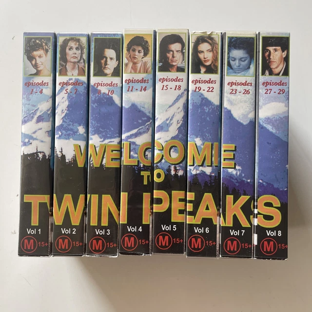 TWIN PEAKS VHS Vol 1-8 Original Series David Lynch Kyle MacLachlan ...