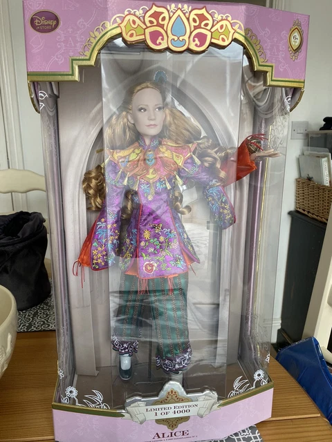 DISNEY ALICE IN wonderland live action Alice 17" doll limited edition £ ...