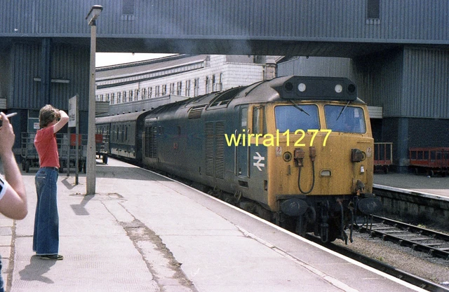 ORIGINAL RAILWAY PHOTOGRAPHIC negative Class 50 500?? at Bristol £2.50 ...